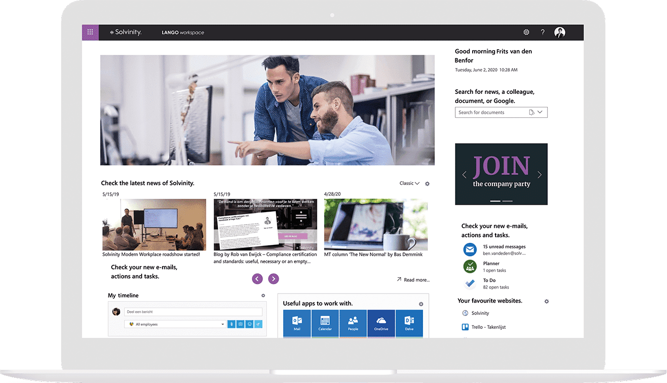 Lango Workspace | Solvinity